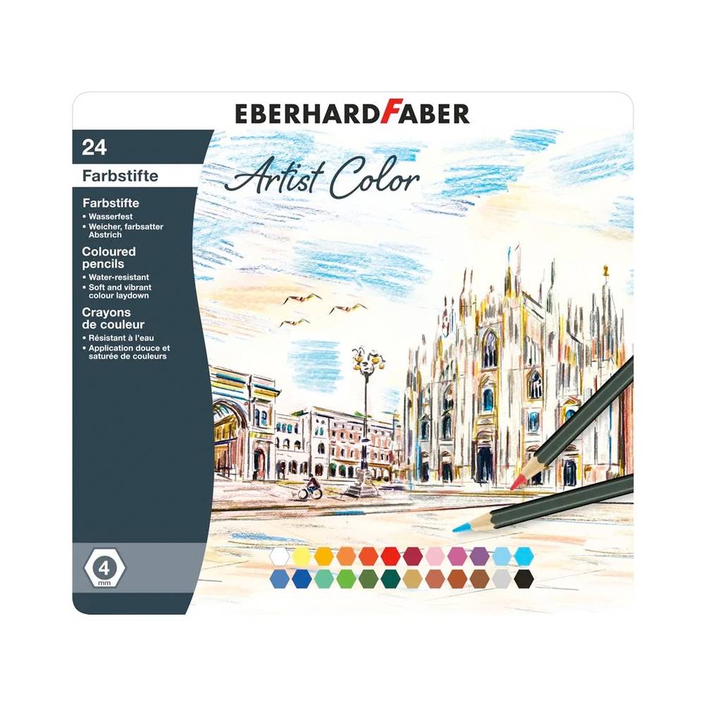 Eberhard Faber "Artist Color Buntstifte: 24er Set für Künstler, Schüler ...