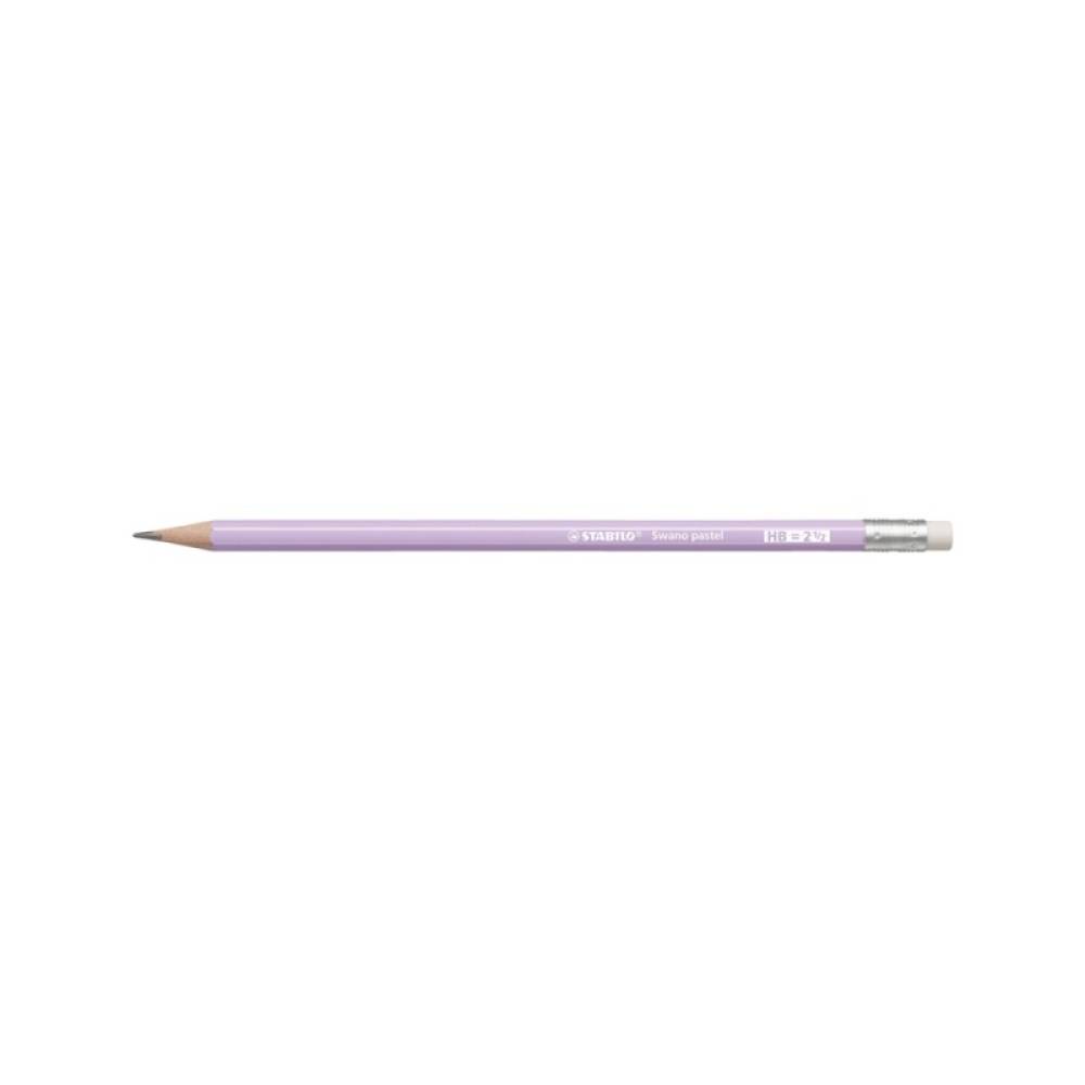 Stabilo "Swano Bleistift HB Pastell Violett mit Radierer - Trendy ...
